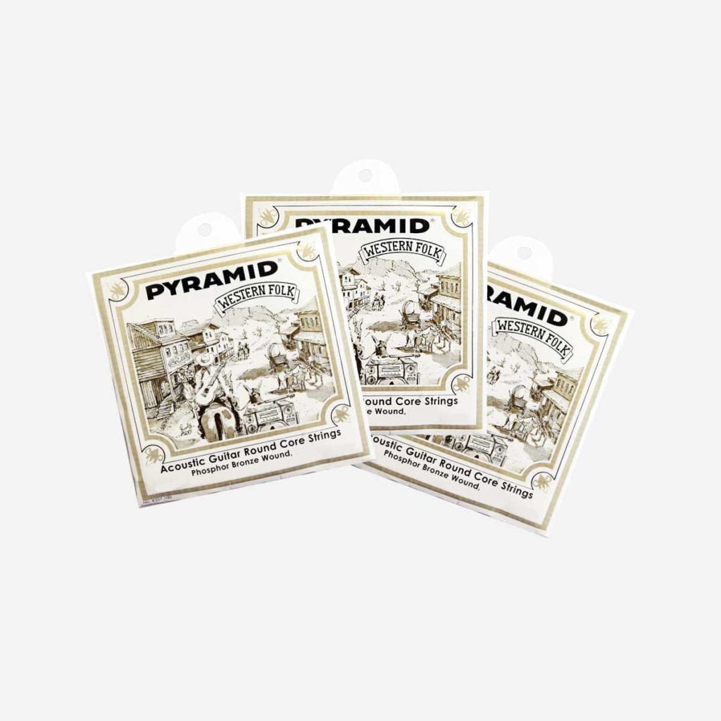 Pyramid Western Folk Round Core Semi-light Pack x3 - Guitar Tech